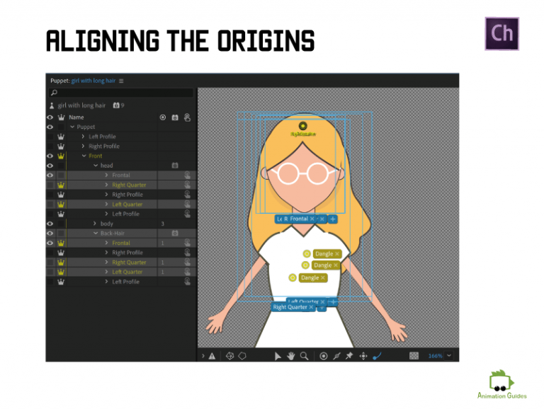 How to Properly Rig Long Hair Puppets in Adobe Character Animator?