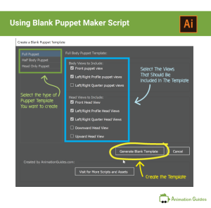 Generate Blank Puppet Template in Illustrator [Free Script]