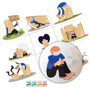 Quarantine Free Illustrations Pack