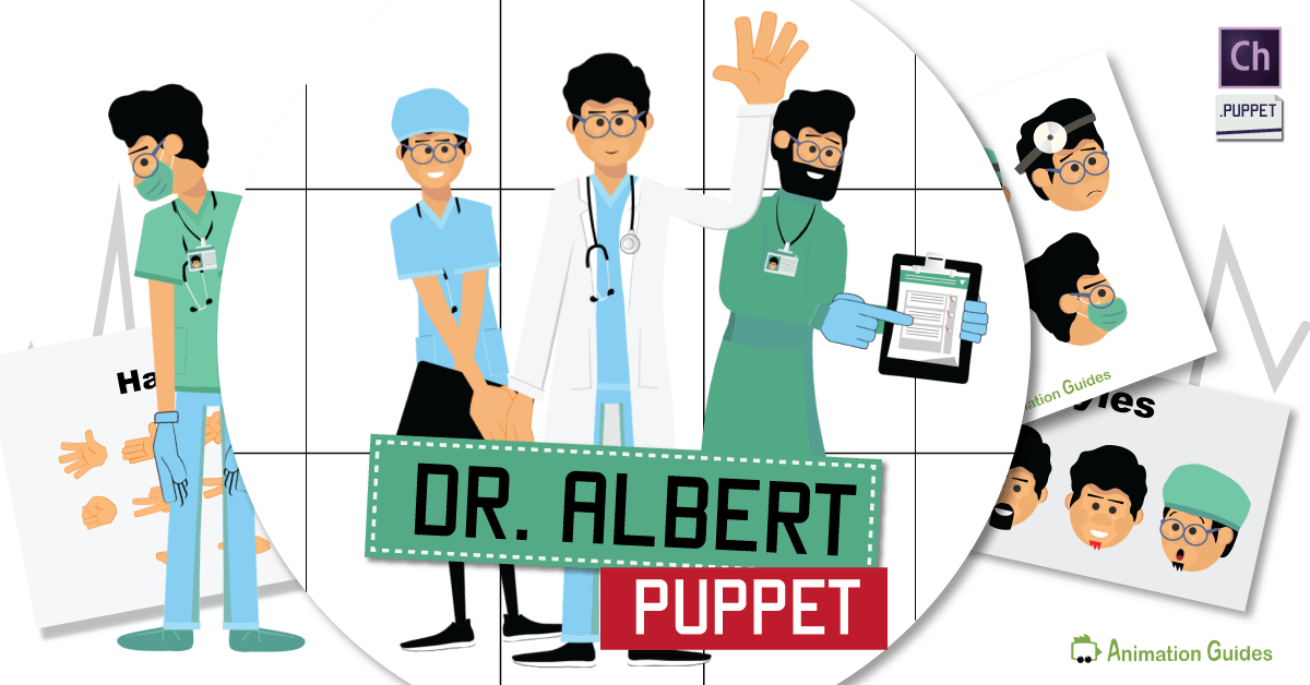 Doctor Albert Puppet for Adobe Character Animator