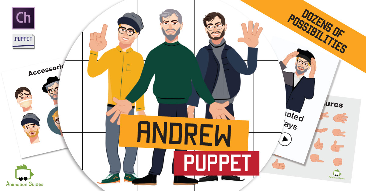 Andrew Puppet for Adobe Character Animator