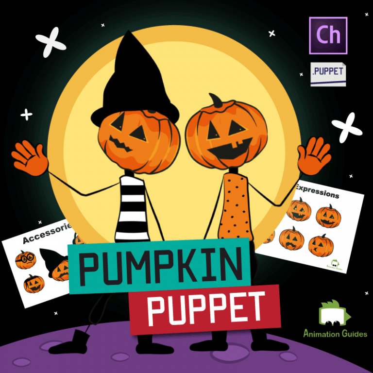 Mr. Pumpkin Puppet for Adobe Character Animator