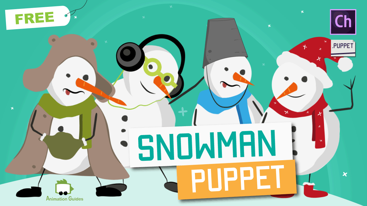 Mr. Snowman Free Puppet for Adobe Character Animator