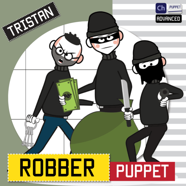 Tristan - Advanced Robber Puppet [Adobe Character Animator]
